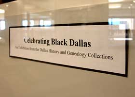 Dallas Public Library’s Historic Archives Display